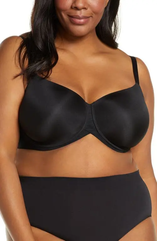 Wacoal Ultimate Side Smoother Underwire T-shirt Bra - Black