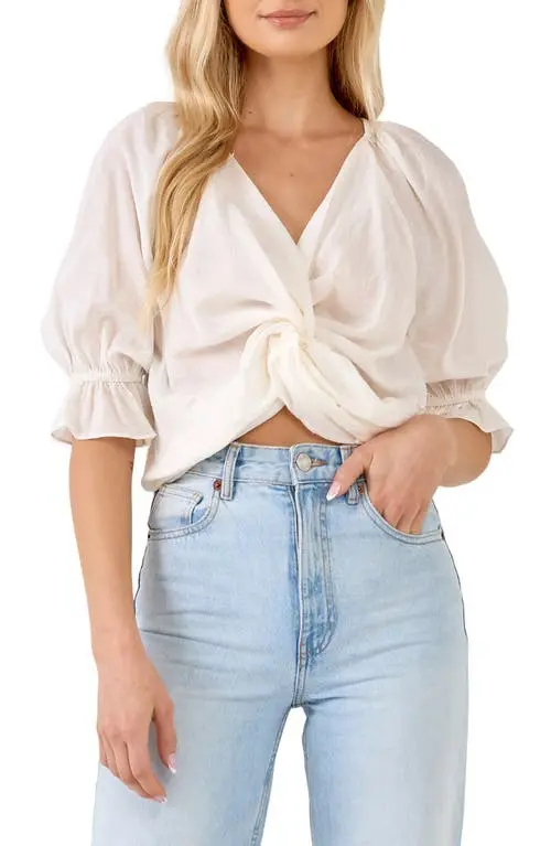 Endless Rose Front Twist Top