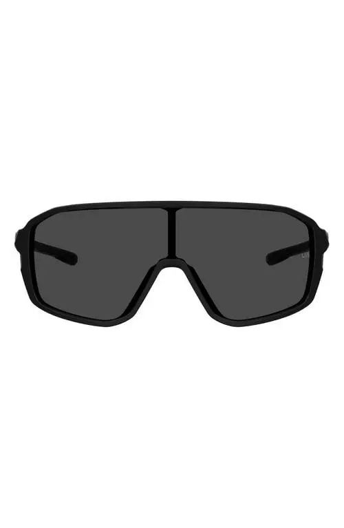 Under Armour 99mm Shield Sunglasses - Black/grey Oleophobic