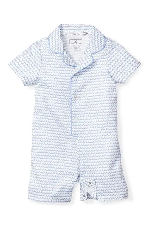 PETITE PLUME La Mere Classic Romper - Blue
