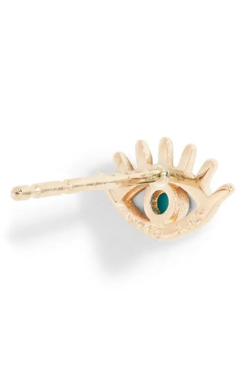 Anzie X Mel Soldera Lash Evil Eye Single Stud Earring