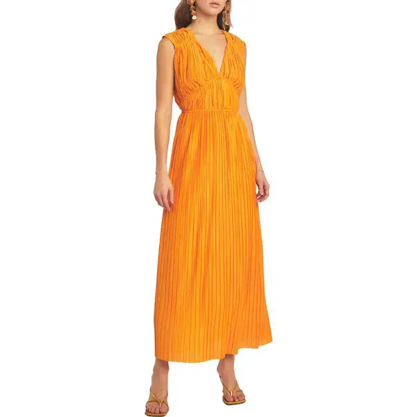 Endless Rose Sleeveless Maxi Dress - Orange