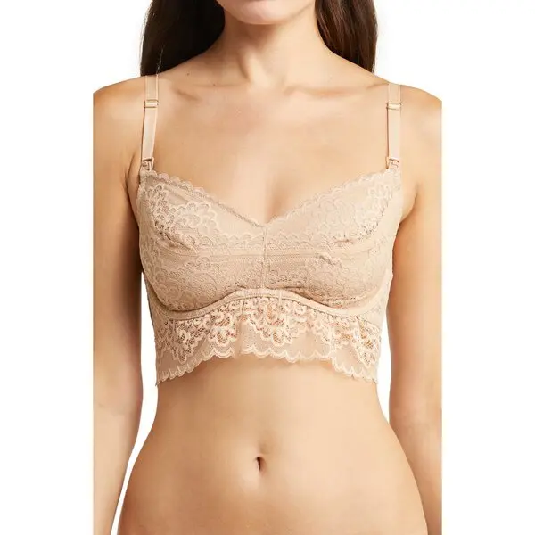 THE DAIRY FAIRY Ayla Underwire Nursing & Hands Free Pumping Bra - Seashell