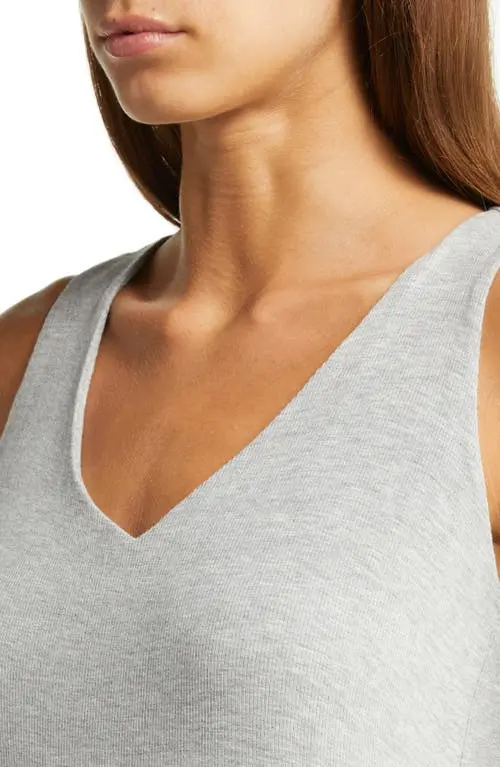 Cozy Earth Rib Knit Nightgown - Grey