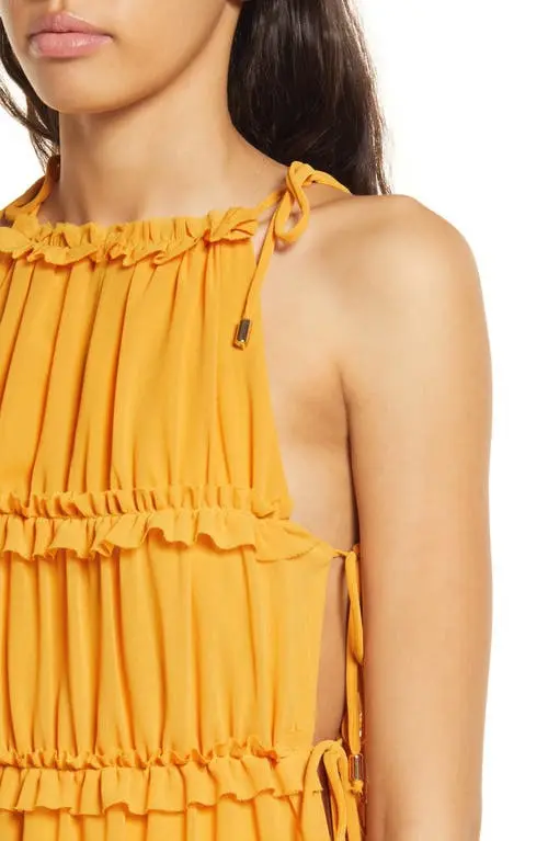 AMY LYNN High Neck Maxi Dress