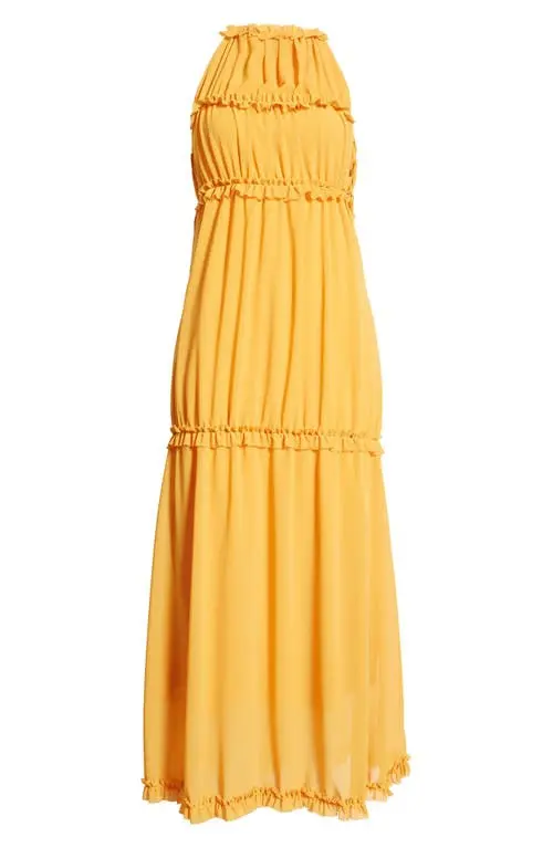 AMY LYNN High Neck Maxi Dress