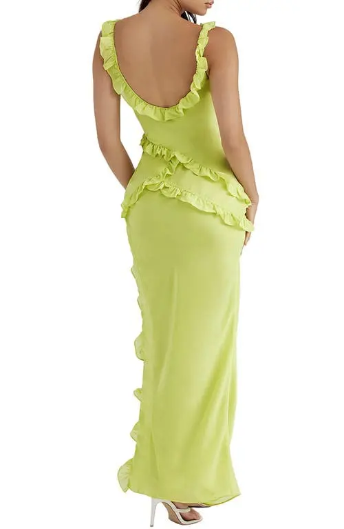 House Of Cb Georgette Body-con Cocktail Dress
