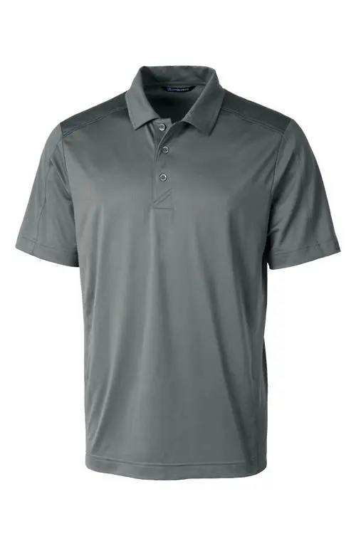 Cutter & Buck Prospect Textured Stretch Polo - Elemental Grey