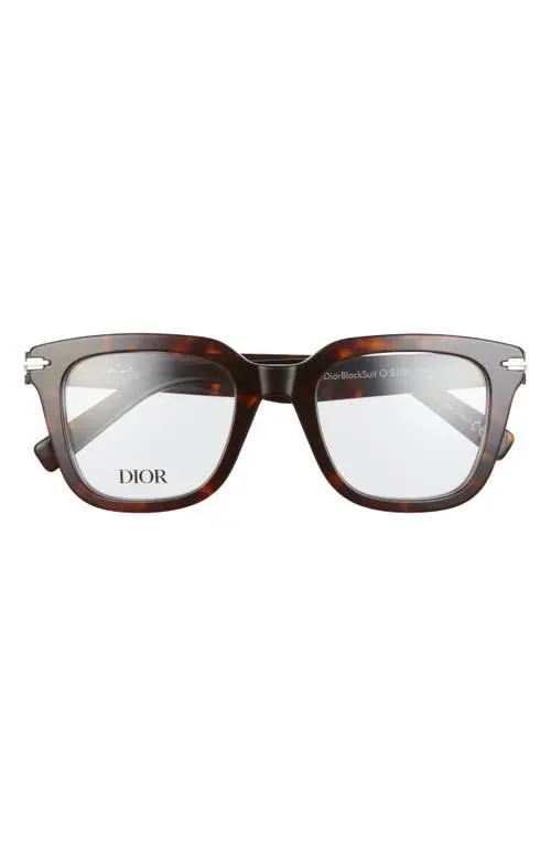Dior The Blacksuit O S10i 51mm Square Reading Glasses