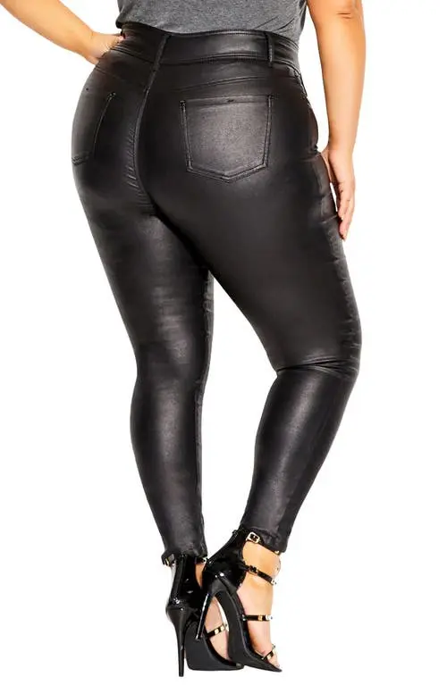 City Chic Skylar High-waist Skinny Jeans