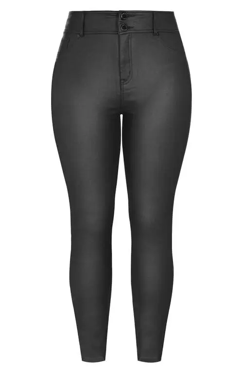 City Chic Skylar High-waist Skinny Jeans