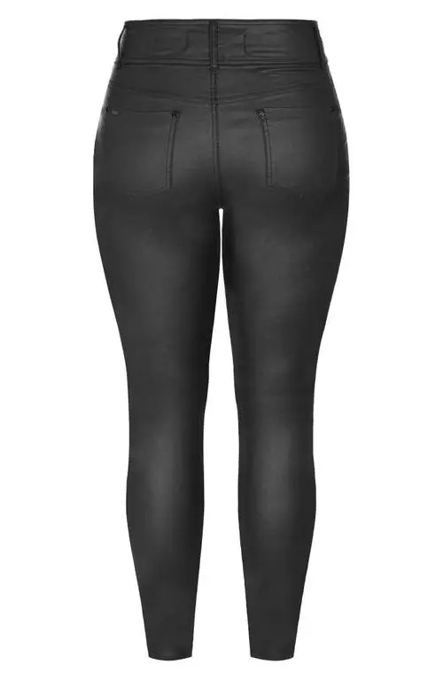 City Chic Skylar High-waist Skinny Jeans