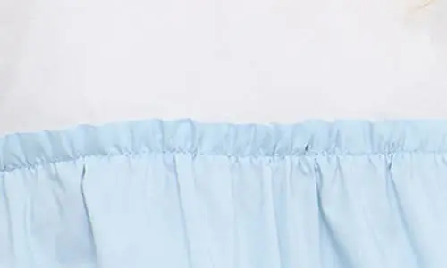 English Factory Colorblock Puff Sleeve Mini Dress