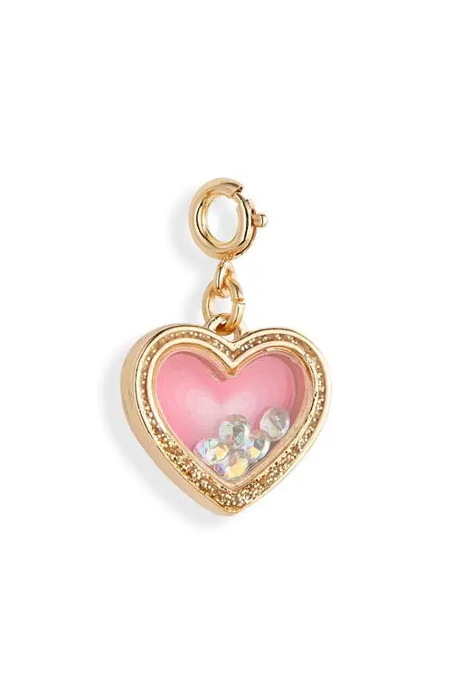 CHARM IT!® Goldtone Heart Shaker Charm - Heart Charm