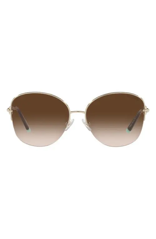 Tiffany & Co. 58mm Pillow Sunglasses - Pale Gold