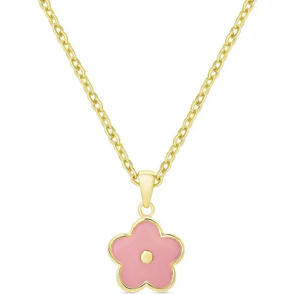 LILY NILY Flower Pendant Necklace - Gold