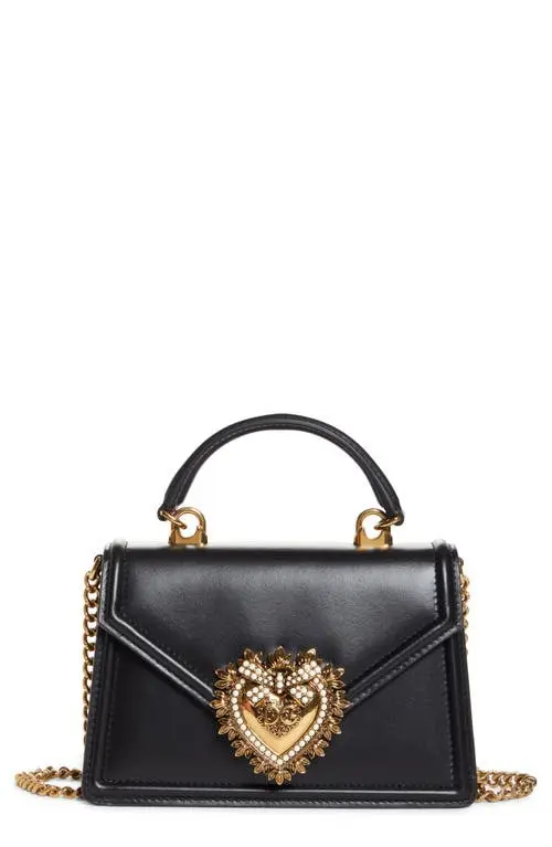 Dolce & Gabbana Mini Devotion Top Handle Bag - Black