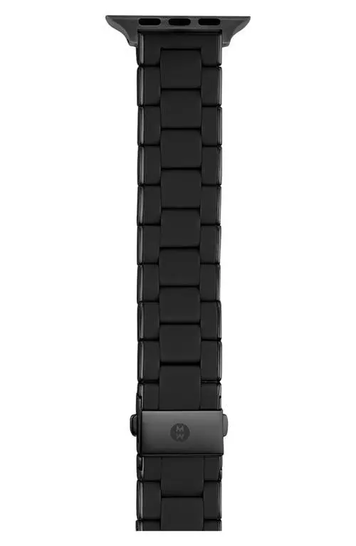 Michele 20mm Apple Watch® Band - Black/black