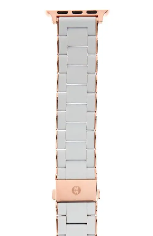 Michele 20mm Apple Watch® Band - Light Grey