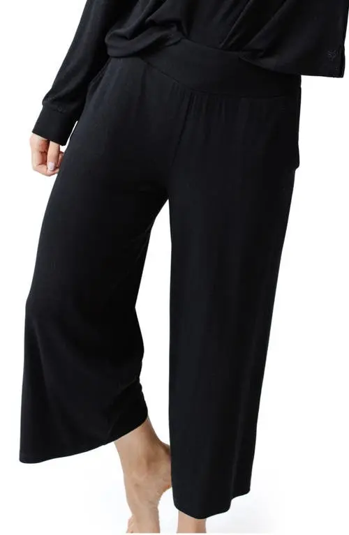 Cozy Earth Wide Leg Rib Pajama Pants