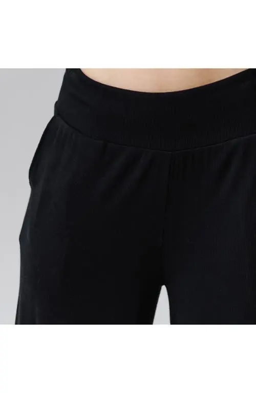 Cozy Earth Wide Leg Rib Pajama Pants