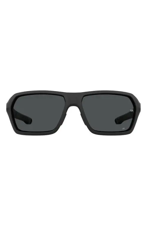 Under Armour Recon Sport Sunglasses - Matte Black/grey Oleophobic