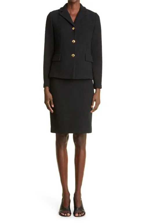 St. John Bouclé Knit Jacket