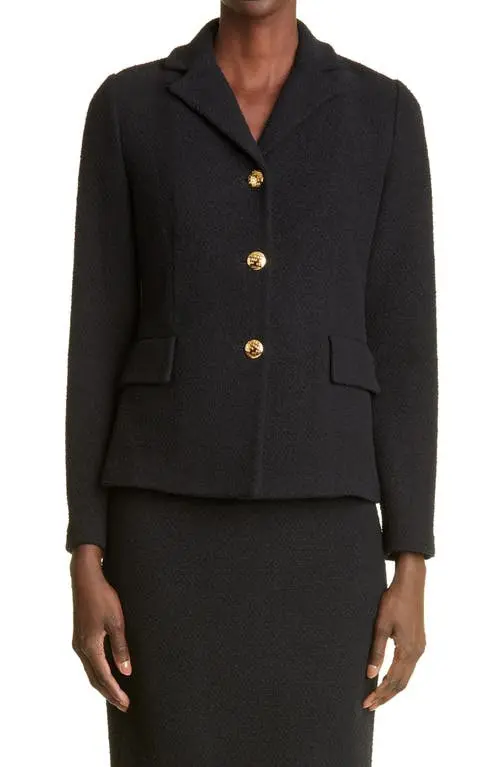 St. John Bouclé Knit Jacket