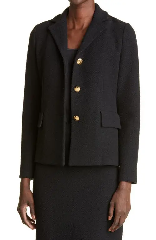 St. John Bouclé Knit Jacket