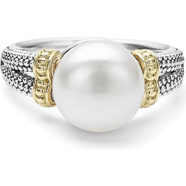 Lagos Luna Cultured Pearl Ring