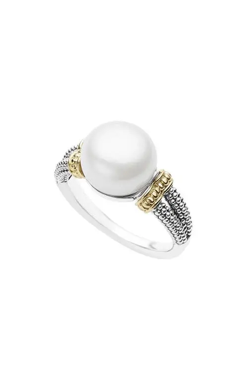 Lagos Luna Cultured Pearl Ring
