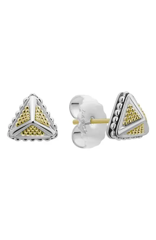 Lagos Ksl Two-tone Pyramid Stud Earrings