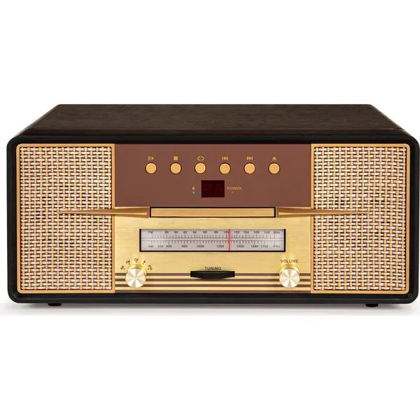 CROSLEY Rhapsody 7-in-1 Record Player - Mahogany