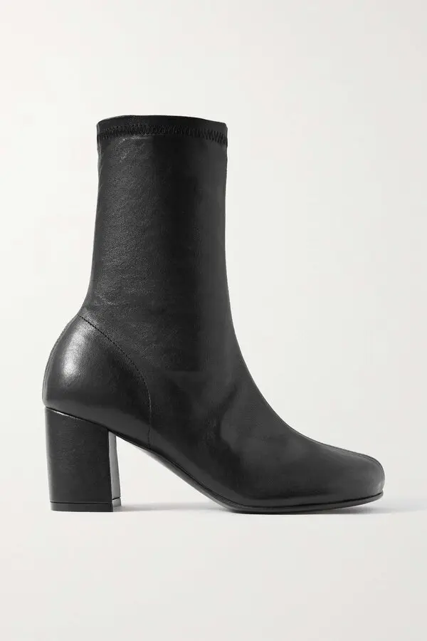 Dries Van Noten Leather Ankle Boots