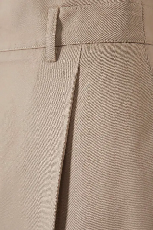 Alaïa Pleated Gabardine Straight-leg Pants