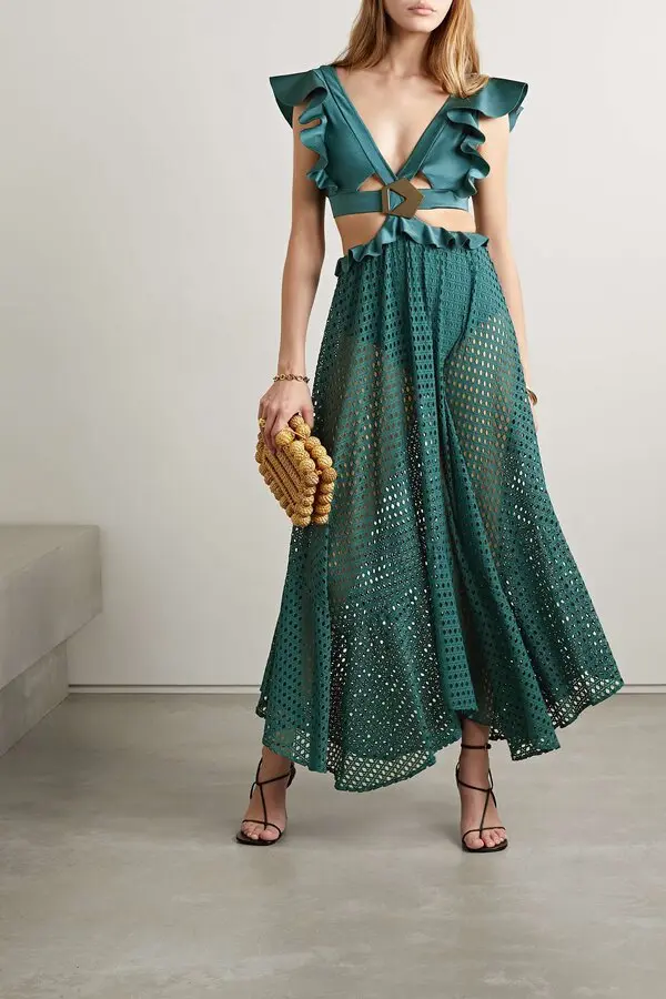 alessandra ambrosio green dress Alessandra Ambrosio Lime Green Chiffon Celebrity Red Carpet Prom Dress