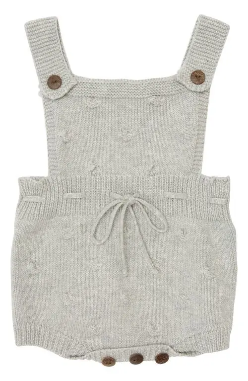 ASHMI & CO. Emma Knit Cotton Romper - Gray