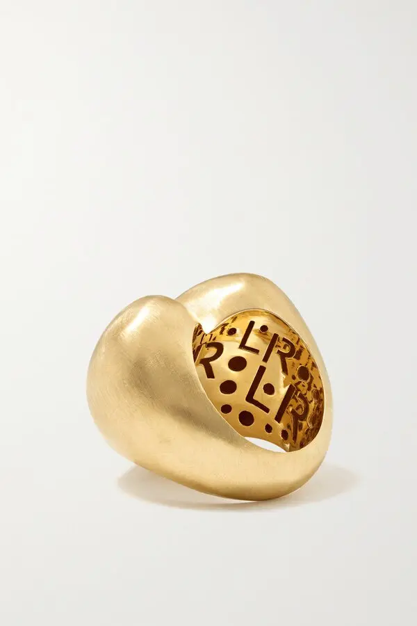 Lauren Rubinski 14-karat Heart Ring