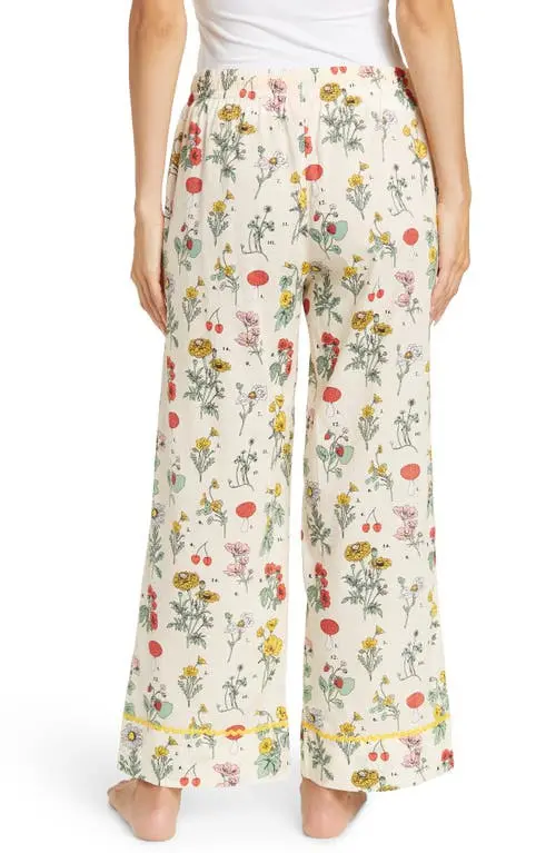 Ban.do Botanical Print Cotton Pajama Pants