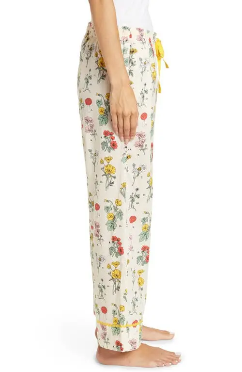 Ban.do Botanical Print Cotton Pajama Pants