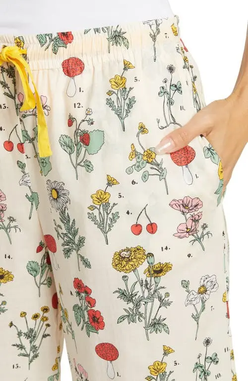 Ban.do Botanical Print Cotton Pajama Pants
