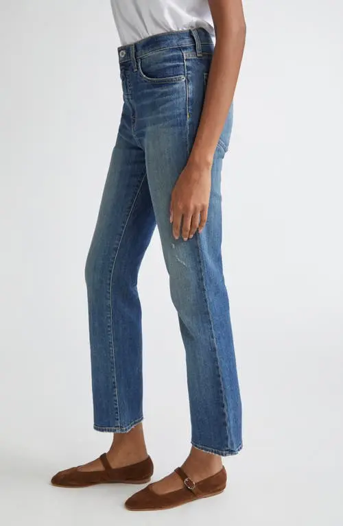 NILI LOTAN Distressed Bootcut Jeans
