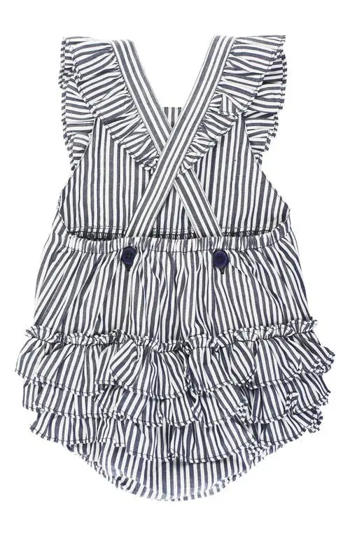 RUFFLEBUTTS Stripe Bubble Romper