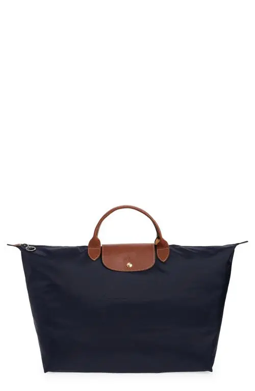 Longchamp Large Le Pliage Original Travel Bag - Navy