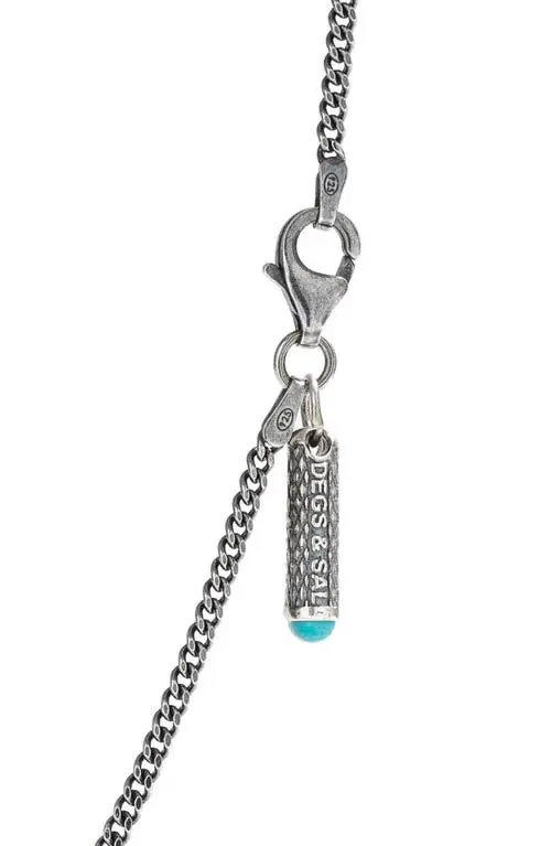 DEGS & SAL Sterling Curb Chain Necklace