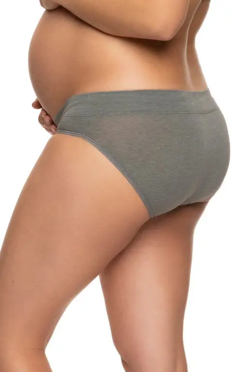 Felina 3-pack Organic Cotton Maternity Briefs - Slate/pebble/cloud