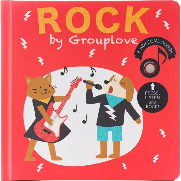 CALIS BOOKS Rock Grouplove' Sing-along Board Book - Red