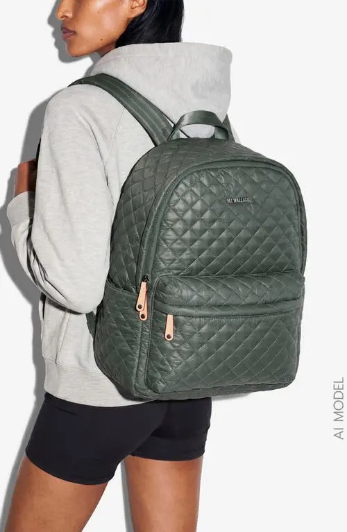 Mz Wallace Metro Deluxe Backpack - Juniper