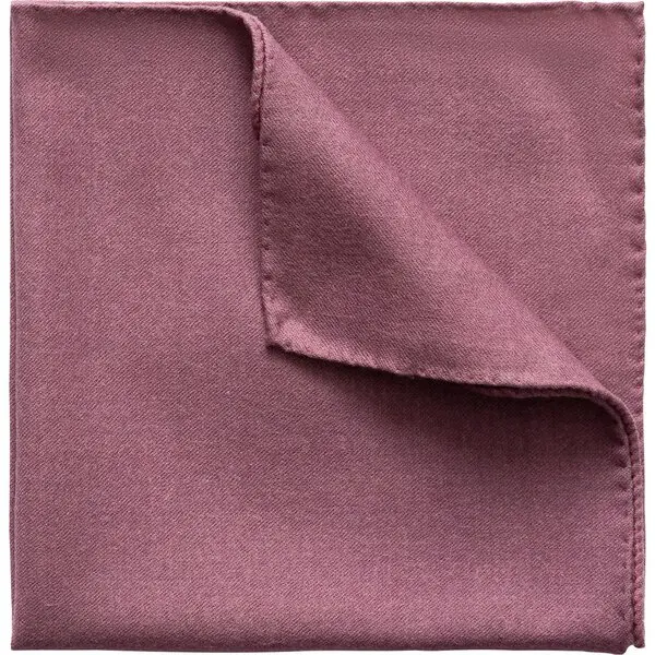 Eton Wool Pocket Square - Purple