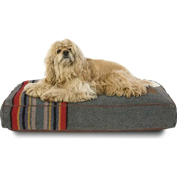 Pendleton Yakima Camp Napper Dog Bed - Heather Green